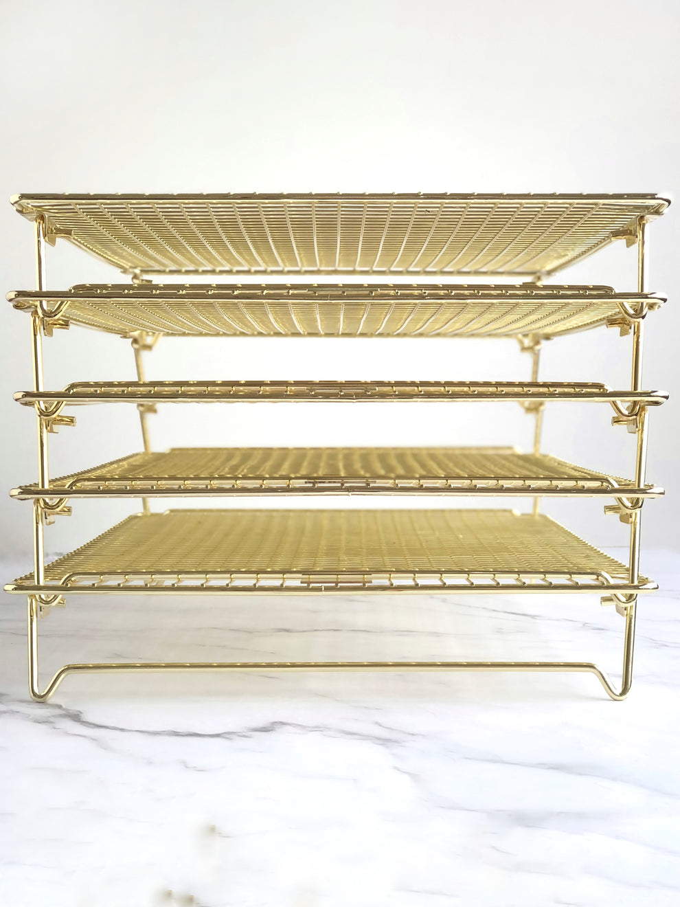 Gold Cooling Rack | Stackable | Foldable Legs – Little Bikkie Sugarcraft